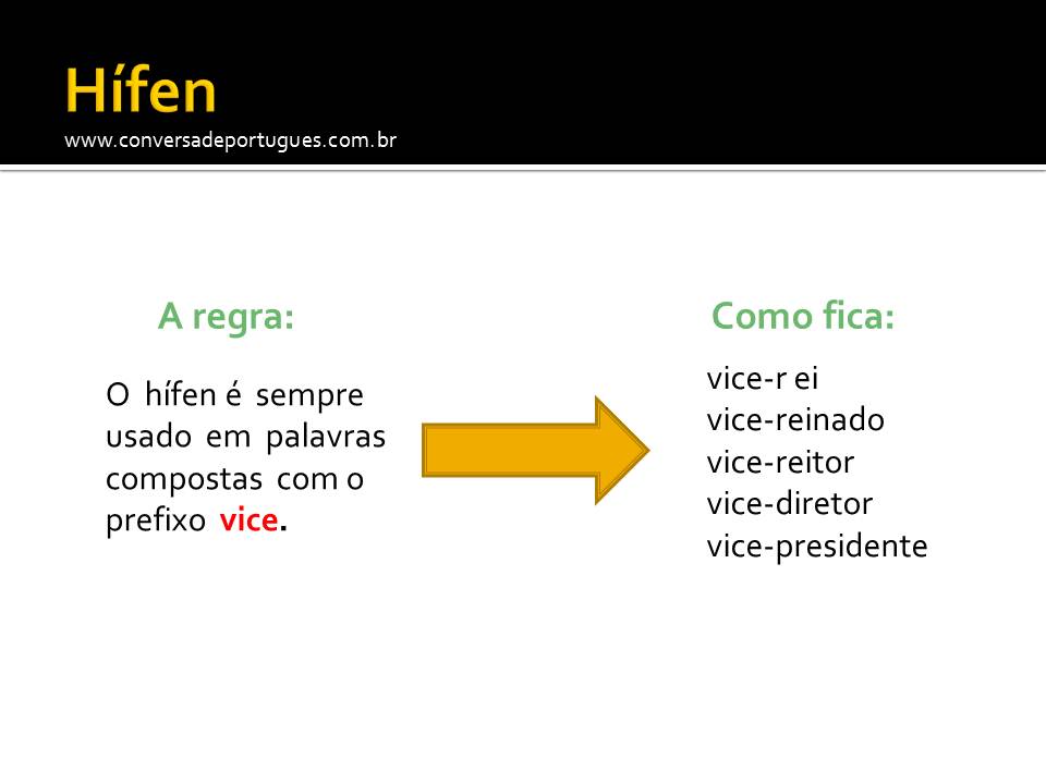 O hífen e o acordo ortográfico – Conversa de Português